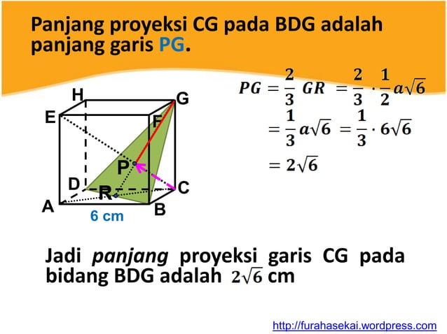 Geometri Dimensi Tiga ~ Proyeksi | PPT