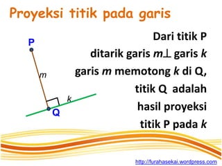 Geometri Dimensi Tiga ~ Proyeksi | PPT
