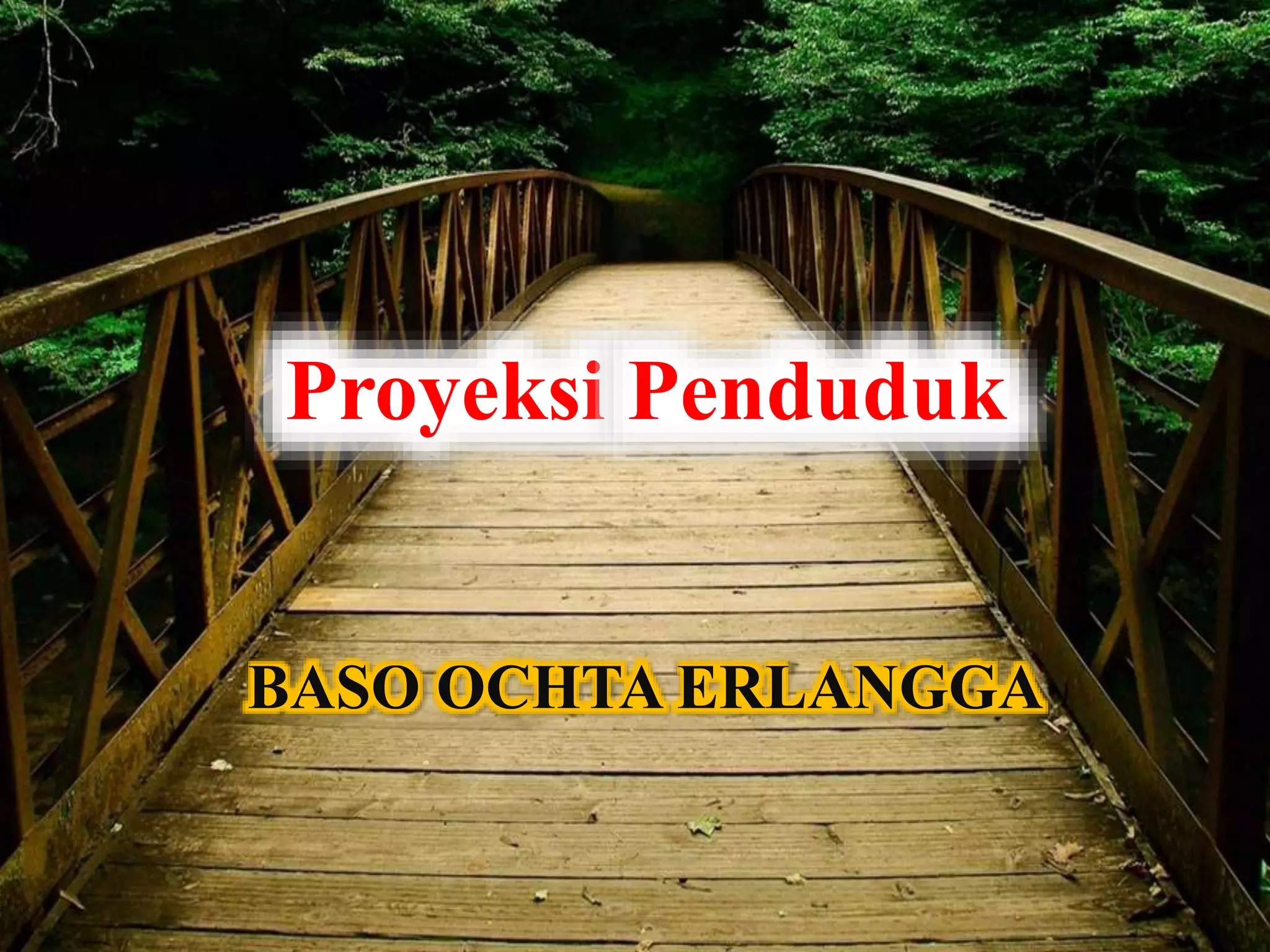 GEOGRAFI - Menghitung Proyeksi Penduduk | PPTX