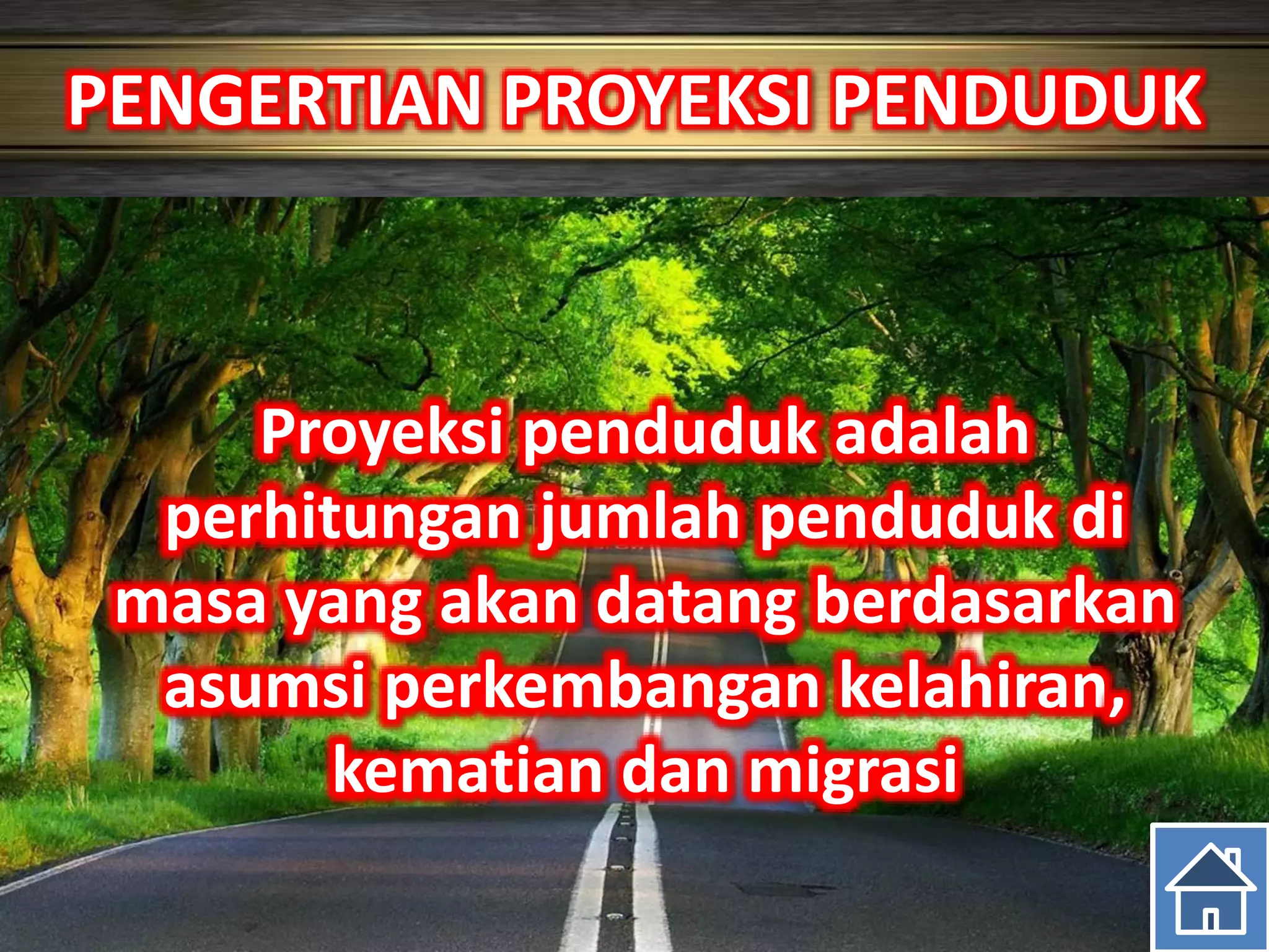 GEOGRAFI - Menghitung Proyeksi Penduduk | PPTX