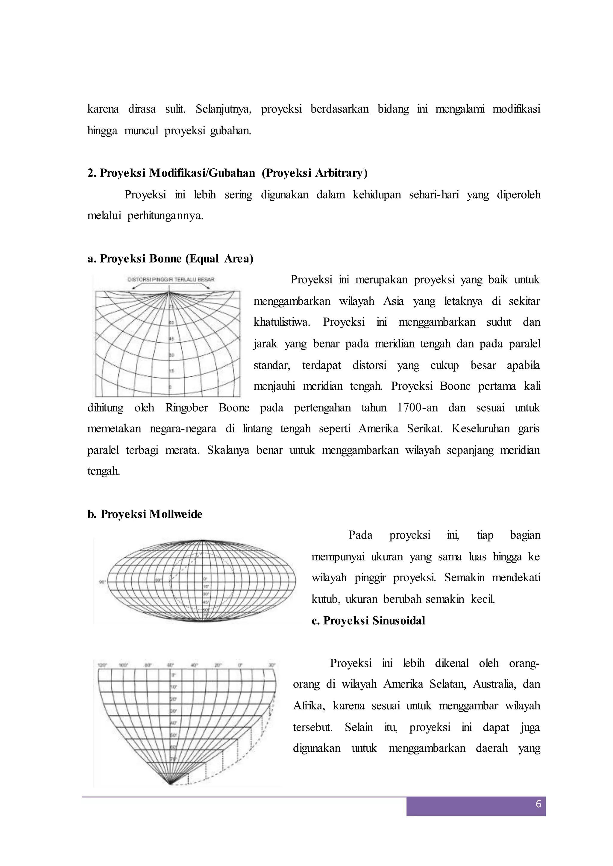 Proyeksi peta | DOCX