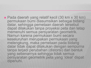 sistem PROYEKSI PETA, jenis proyeksi .pptx