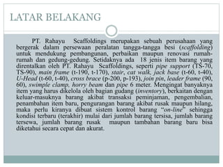 Proyek sistem informasi | PPTX