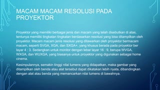 Proyektor apa itu? | PPTX