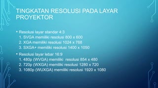 Proyektor apa itu? | PPTX