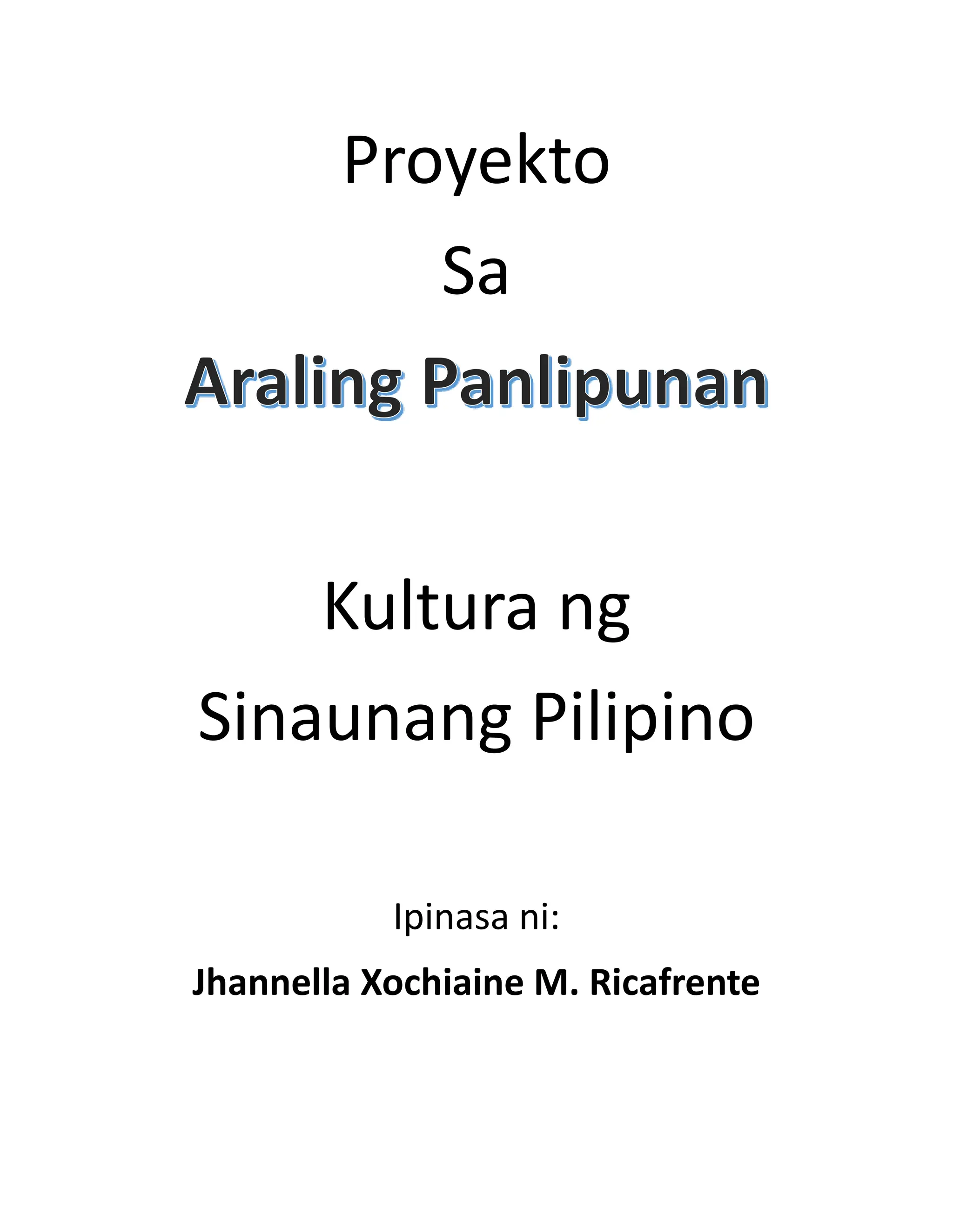 Proyekto sa araling panlipunan.docx