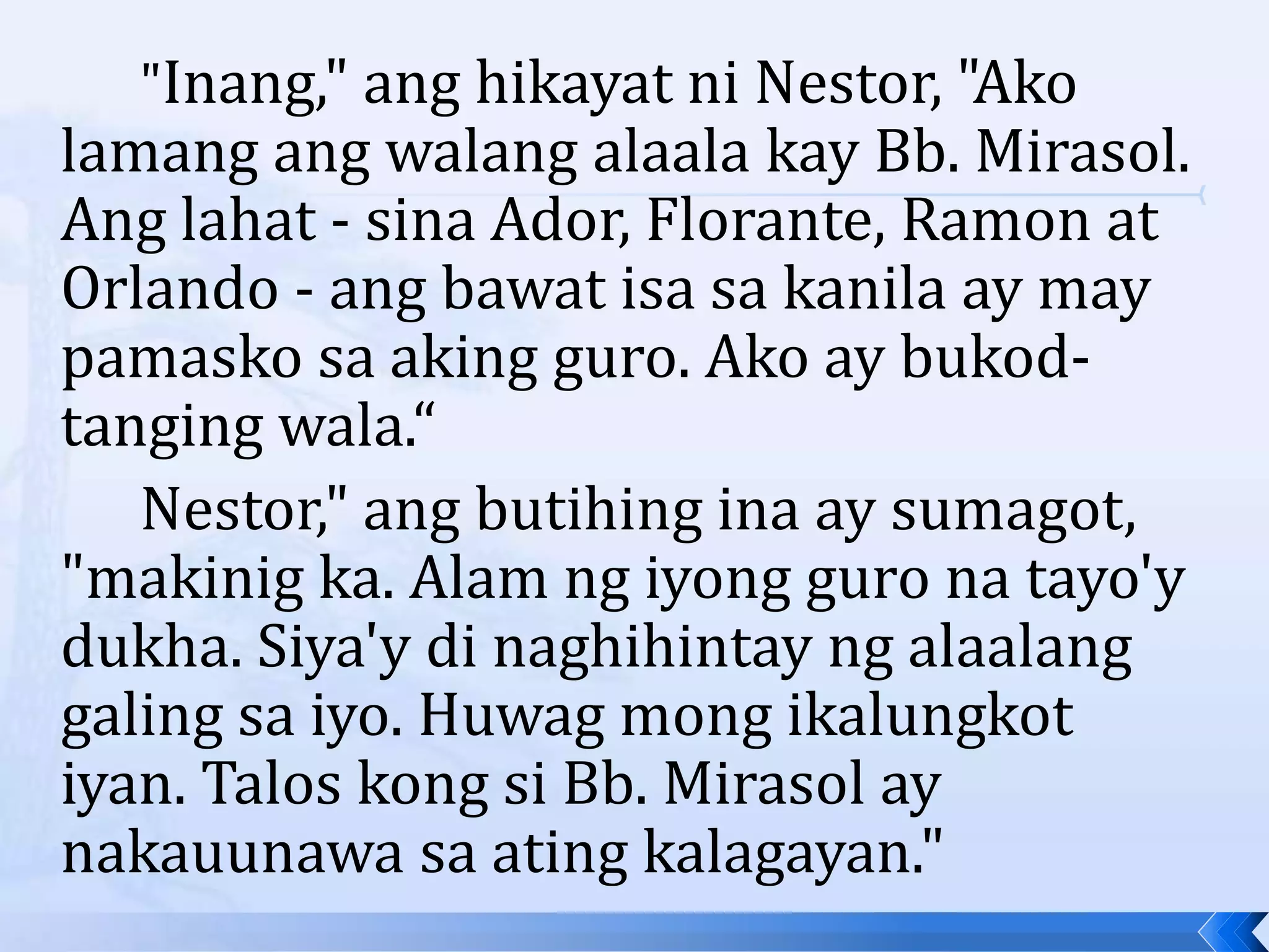 Regalo sa Guro (Maikling Kuwento) | PPTX