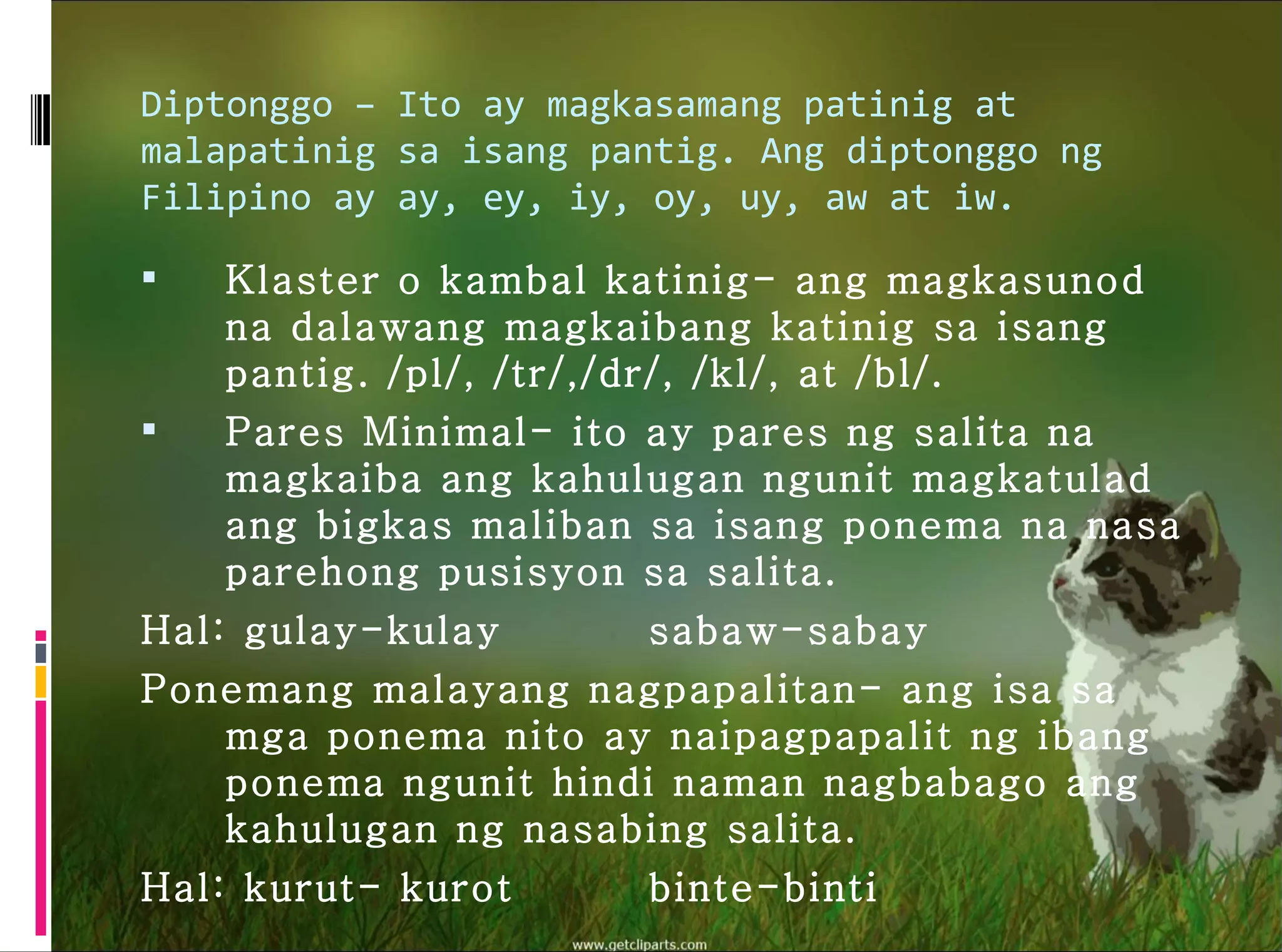 Proyekto sa Instrukura ng Wikang Filipino | PPT