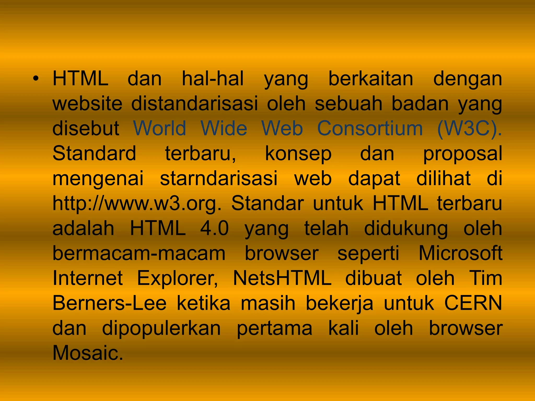 Proyek web html menggunakan notepad | PPTX