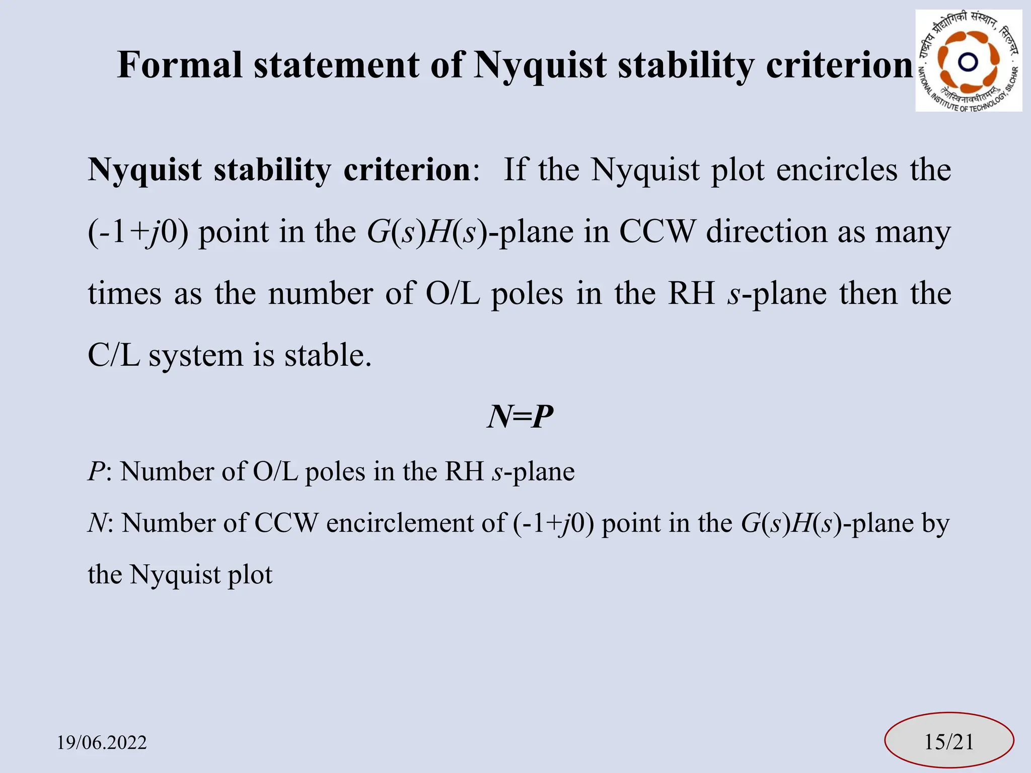 PRoy_presentation on Nyquist stability criterion | PPT