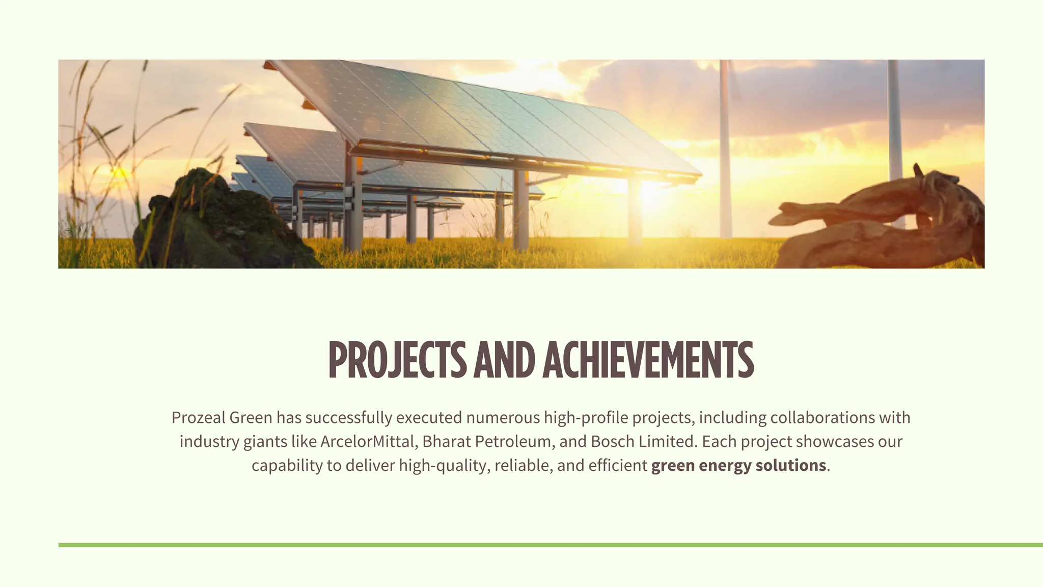 Prozeal Green: Pioneering Sustainable Energy Solutions | PDF | Power ...