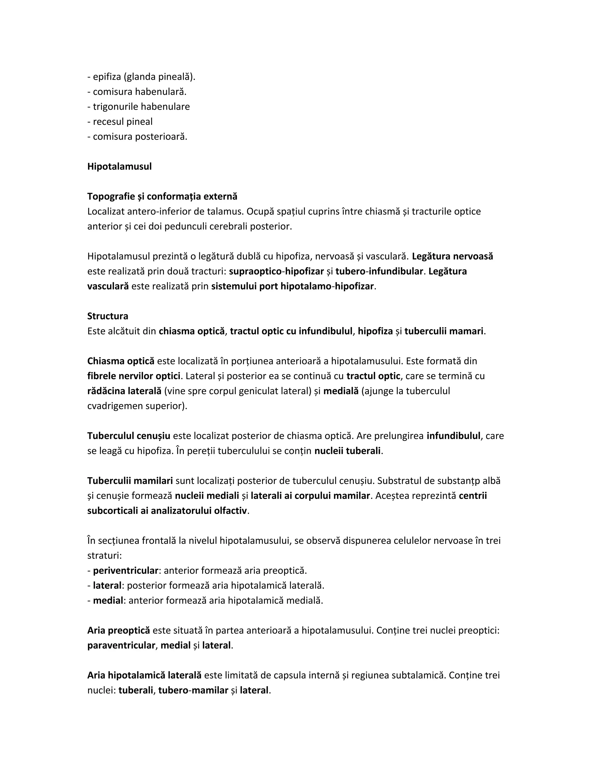 Anatomie: structurile creierului | RTF