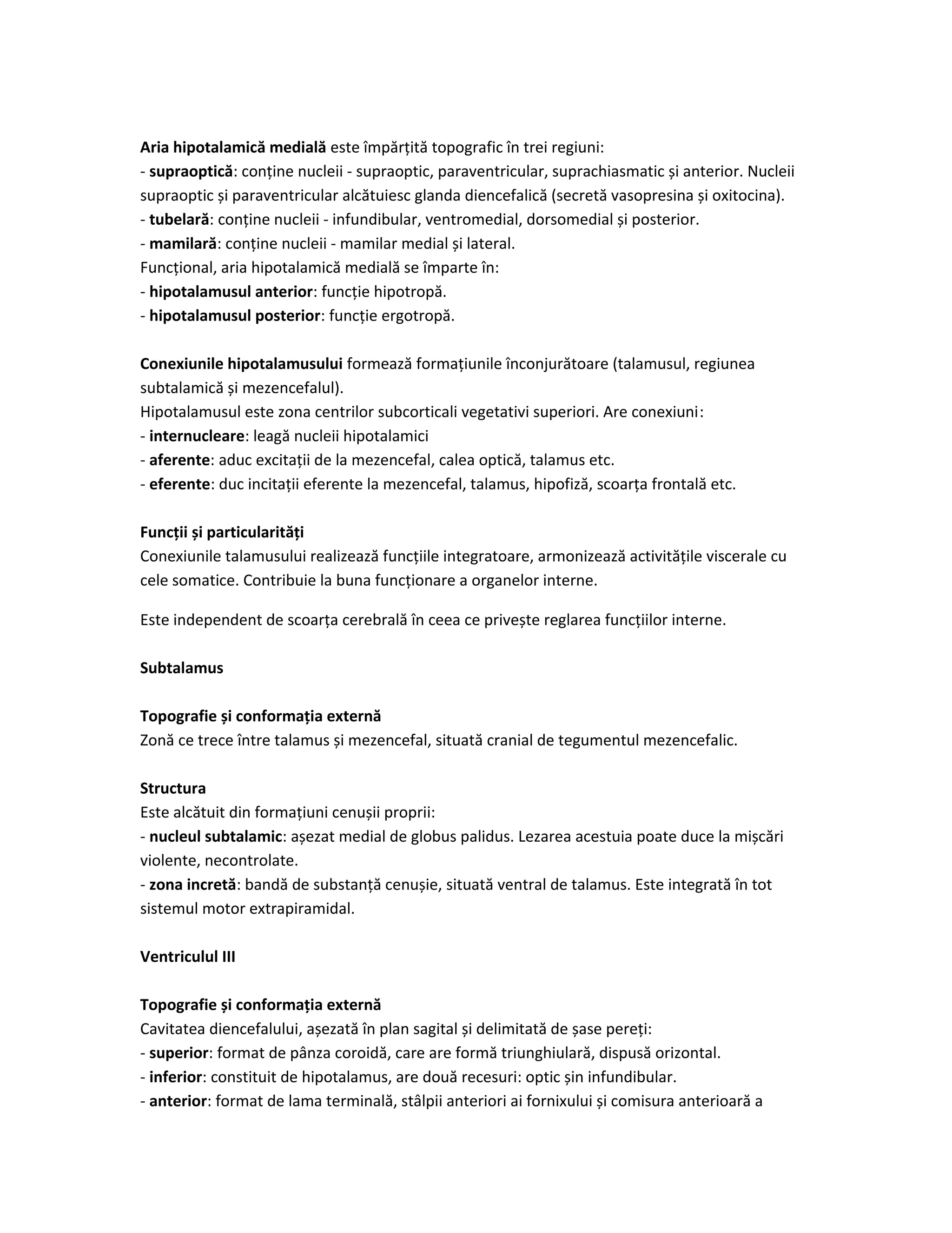 Anatomie: structurile creierului | RTF