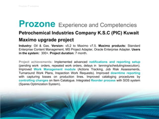 Prozone - Enterprise Asset Management | PPT
