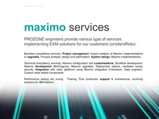 Prozone - Enterprise Asset Management | PPT