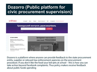 Prozorro – the most transparent public procurement | PPTX