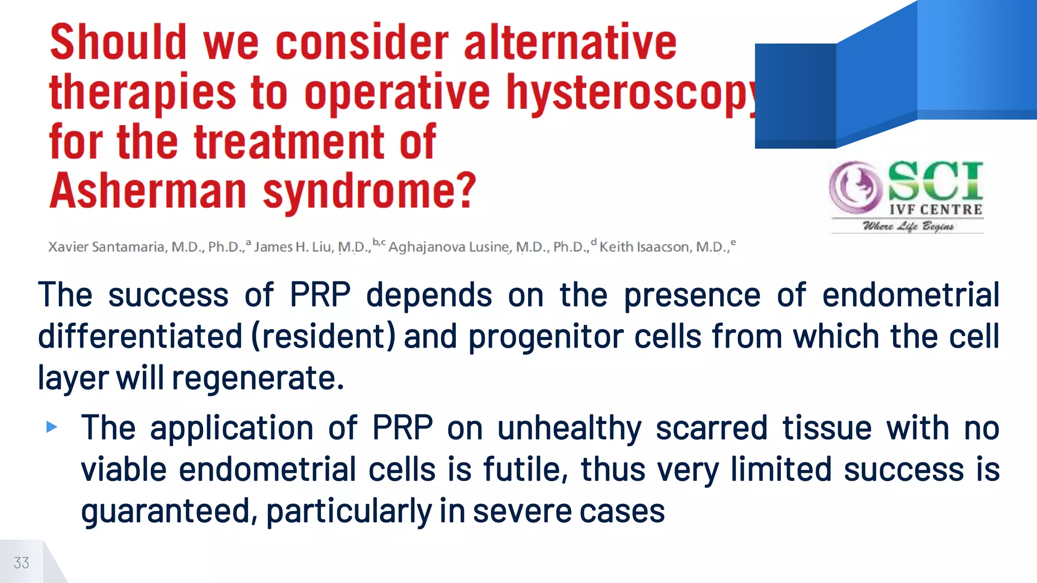 PRP Platelet Rich Plasma in Infertility IVF Recurrent Implantation ...
