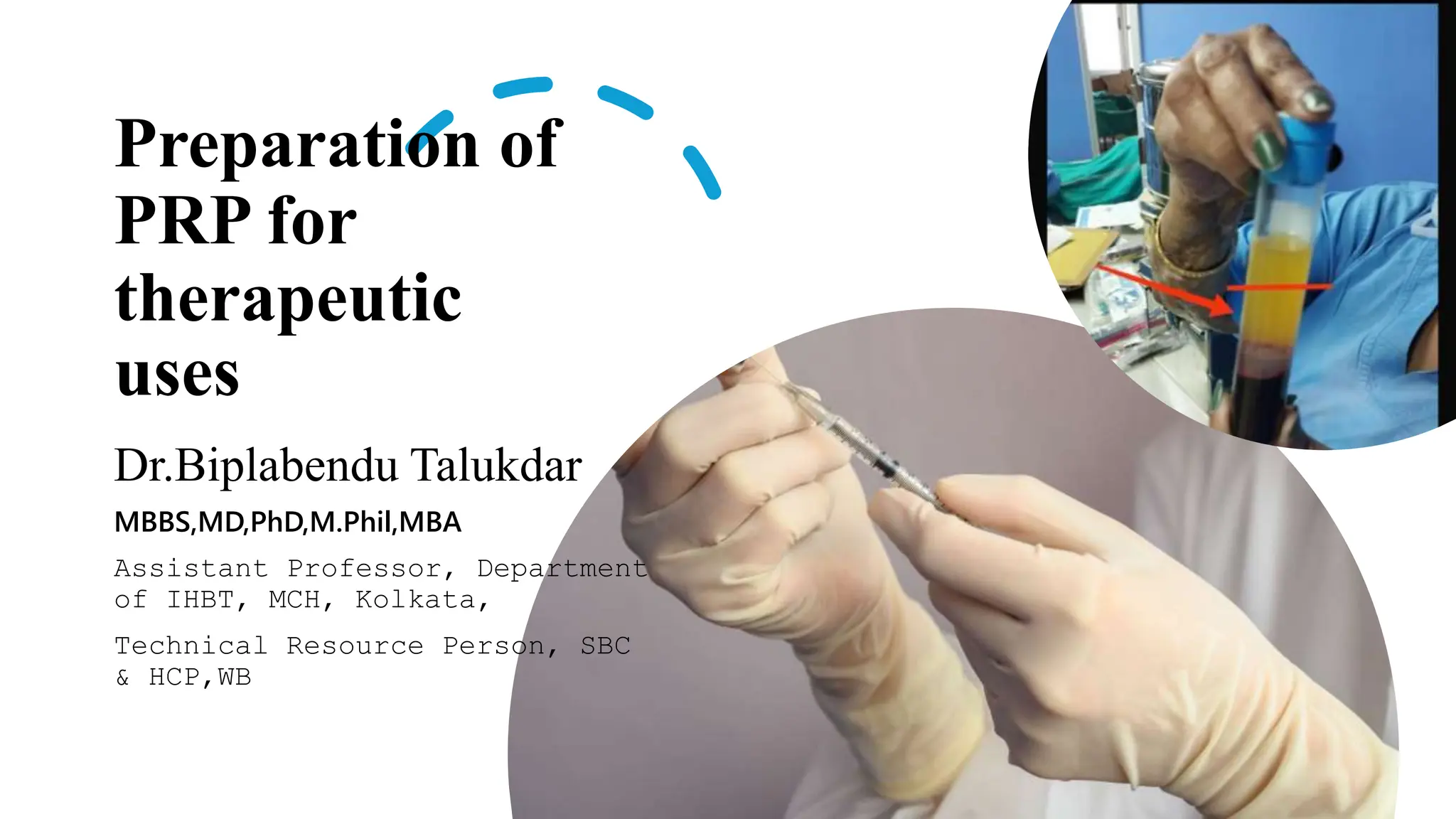 Therapeutic application of PRP in Regenerative medicine | PPTX