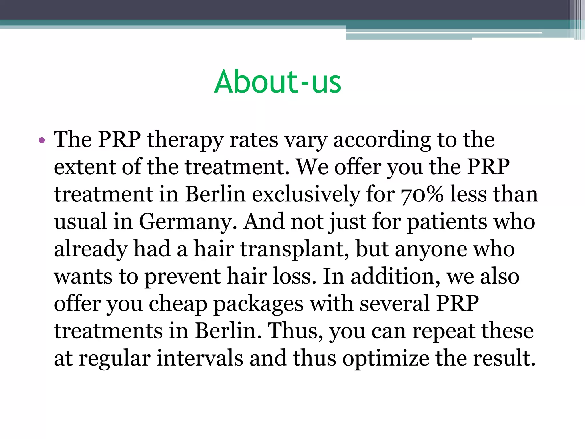 Prp behandlung | PPT