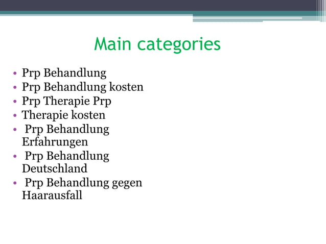 Prp behandlung | PPT