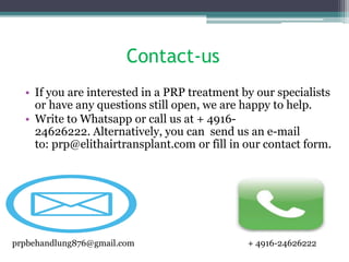 Prp behandlung | PPT