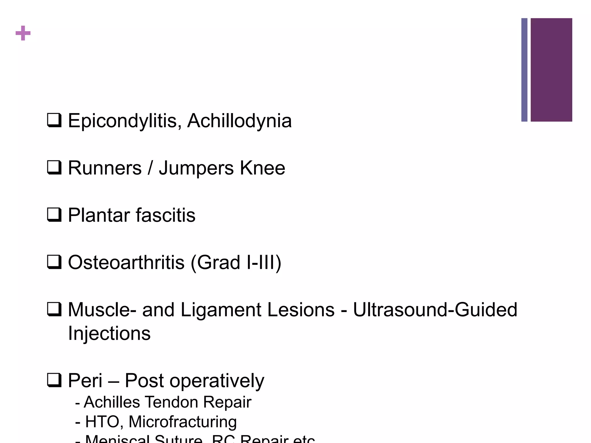 Platelet Rich Plasma in Orthopaedics | PPTX
