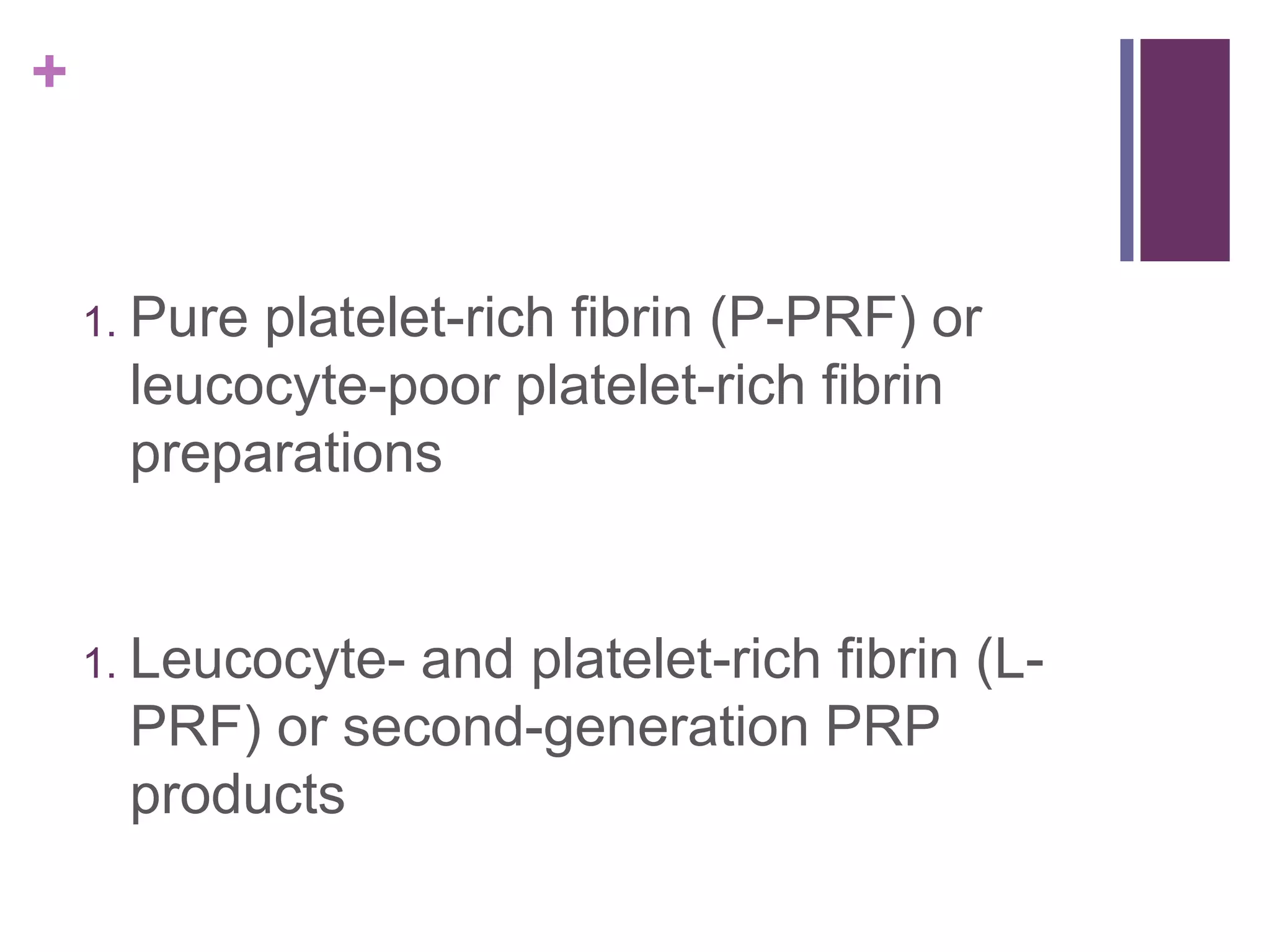 Platelet Rich Plasma in Orthopaedics | PPTX