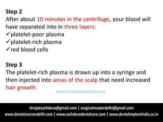 Prp for hair regrowth | PPTX