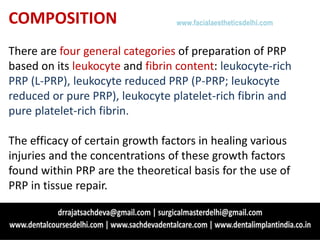 Prp for hair regrowth | PPTX