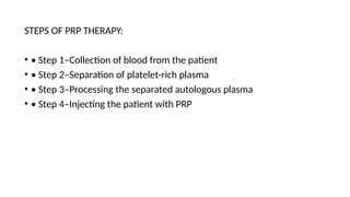 prp in gynaecology platelet rich plasma.pptx