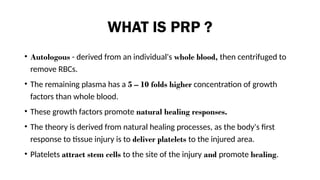 PRP in Gynaecology presentation platelet.pptx
