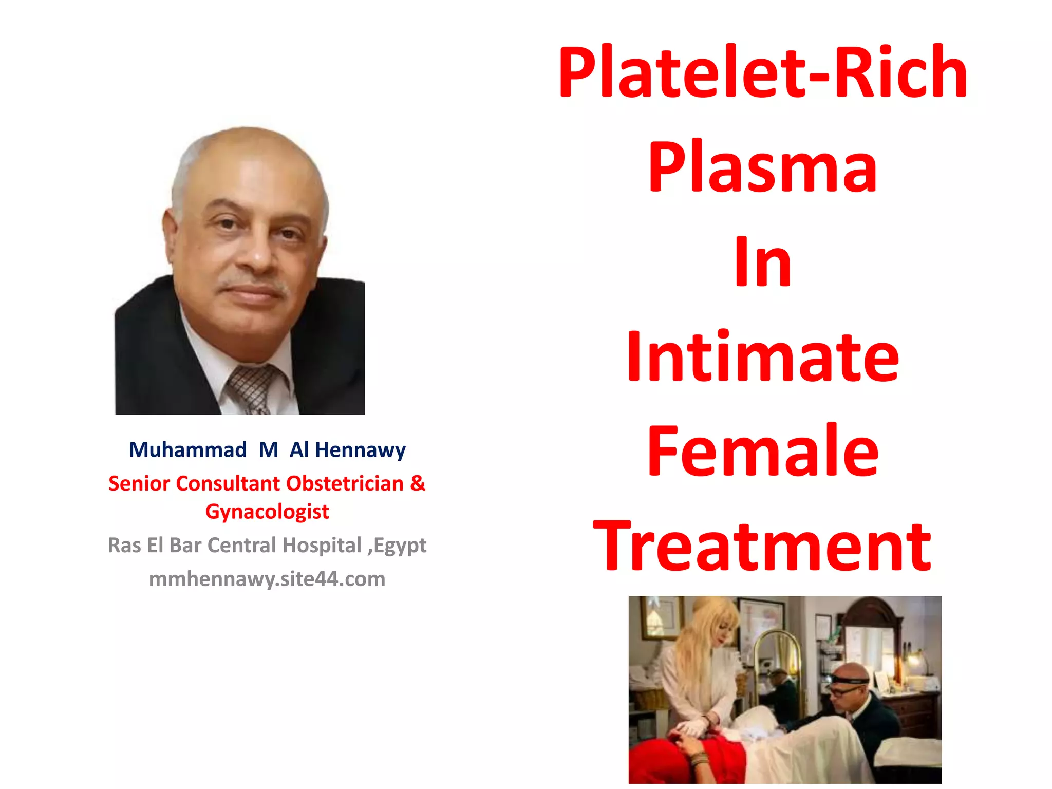platelet rich plasma intimate female ttt | PPT