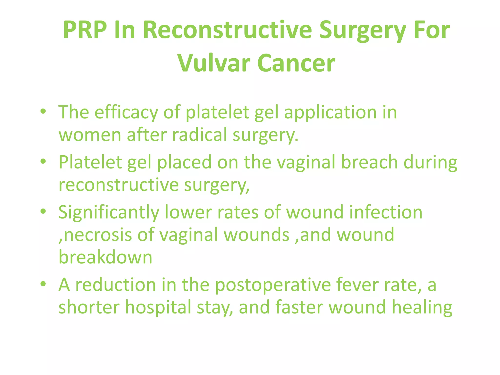 platelet rich plasma intimate female ttt | PPT