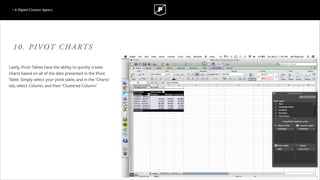 Excel Crash Course: Pivot Tables | PDF | Computing | Technology & Computing