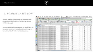 Excel Crash Course: Pivot Tables | PDF | Computing | Technology & Computing