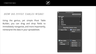 Excel Crash Course: Pivot Tables | PDF