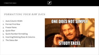 Excel Crash Course: Pivot Tables | PDF