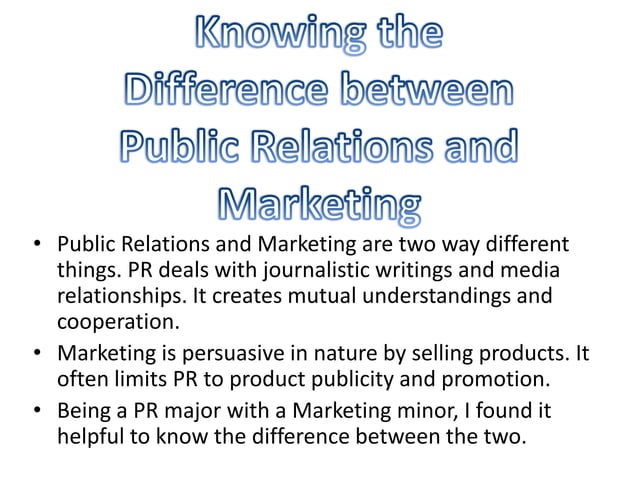 PR powerpoint | PPTX