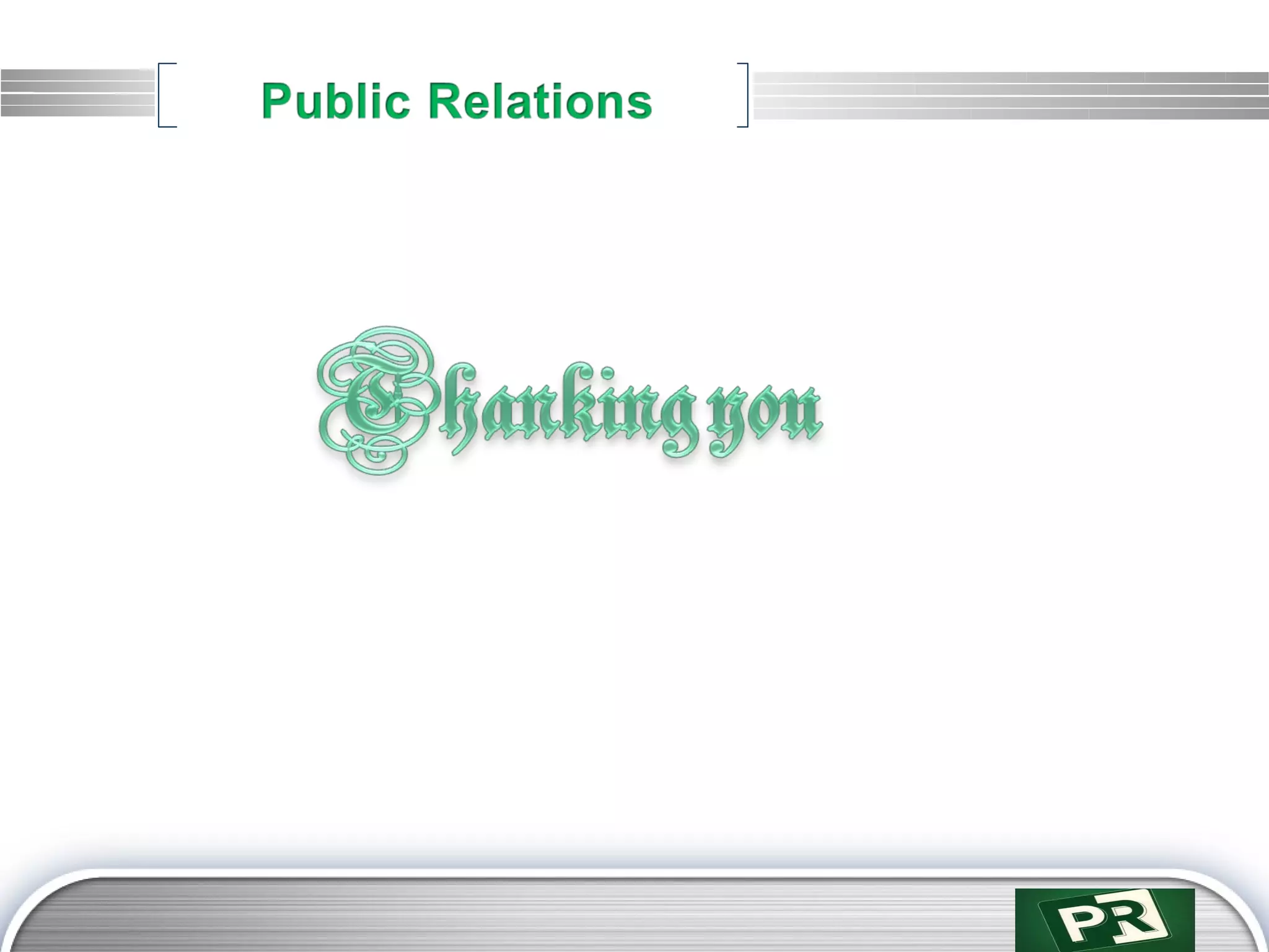 Public relations introduction | PPT