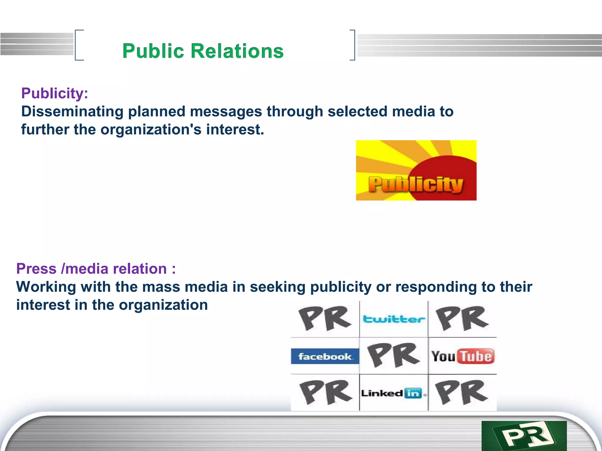 Public relations introduction | PPT