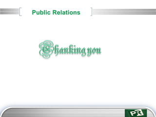 Public relations introduction | PPT
