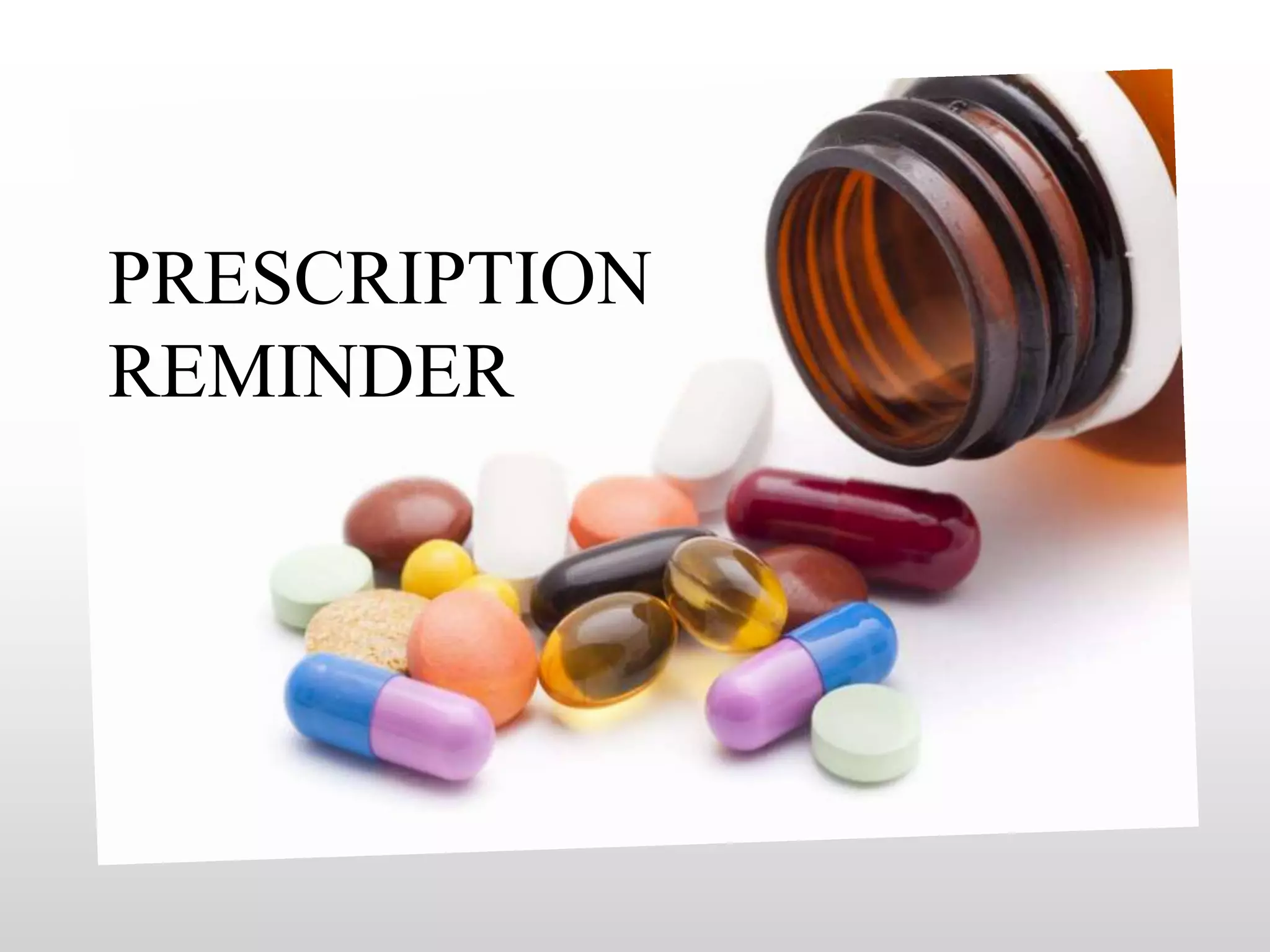 Prescription Reminder | PPTX