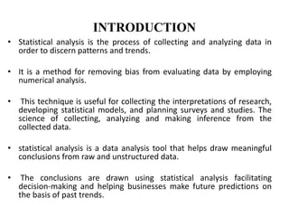 ANALYSIS OF DATA ANALYSIS TOOLS IN RESEARCH PPT | PPTX | Science