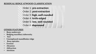HISTORY AND EXAMINATION IN PROSTHODONTICS | PPTX