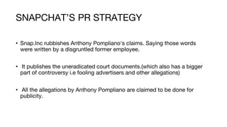 PR DAMAGE CONTROL- Snapchat's Poor India Controversy | PPTX