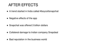 PR DAMAGE CONTROL- Snapchat's Poor India Controversy | PPTX