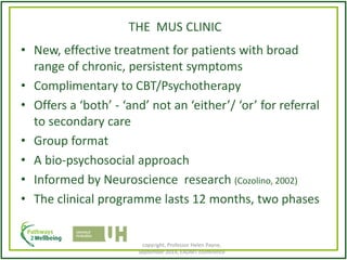 Pr prof h payne mus nurturing resilience through tbma | PPT