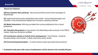 Pr proposal Body herbals ( PR & Social media ) | PPT