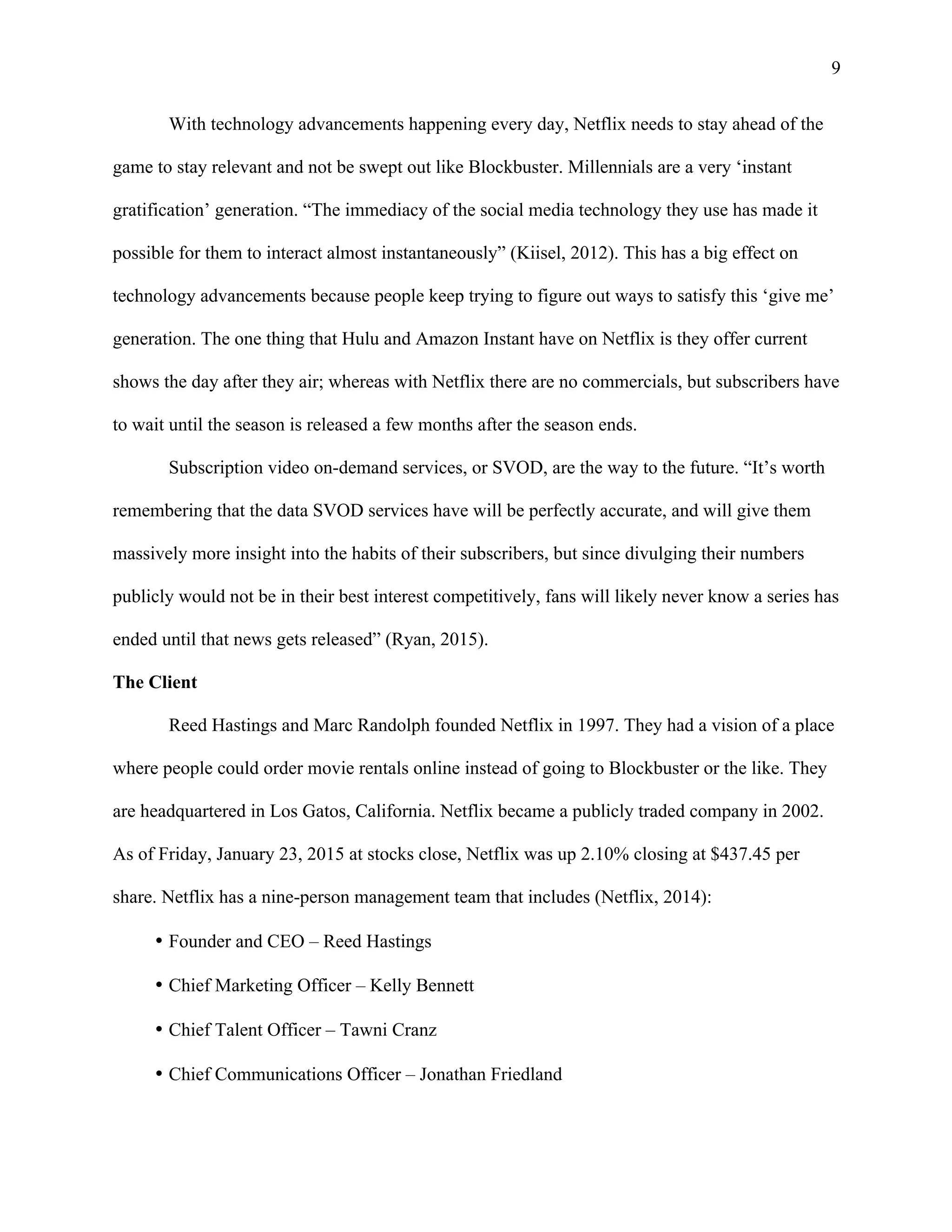 Public Relations Proposal for Netflix | PDF