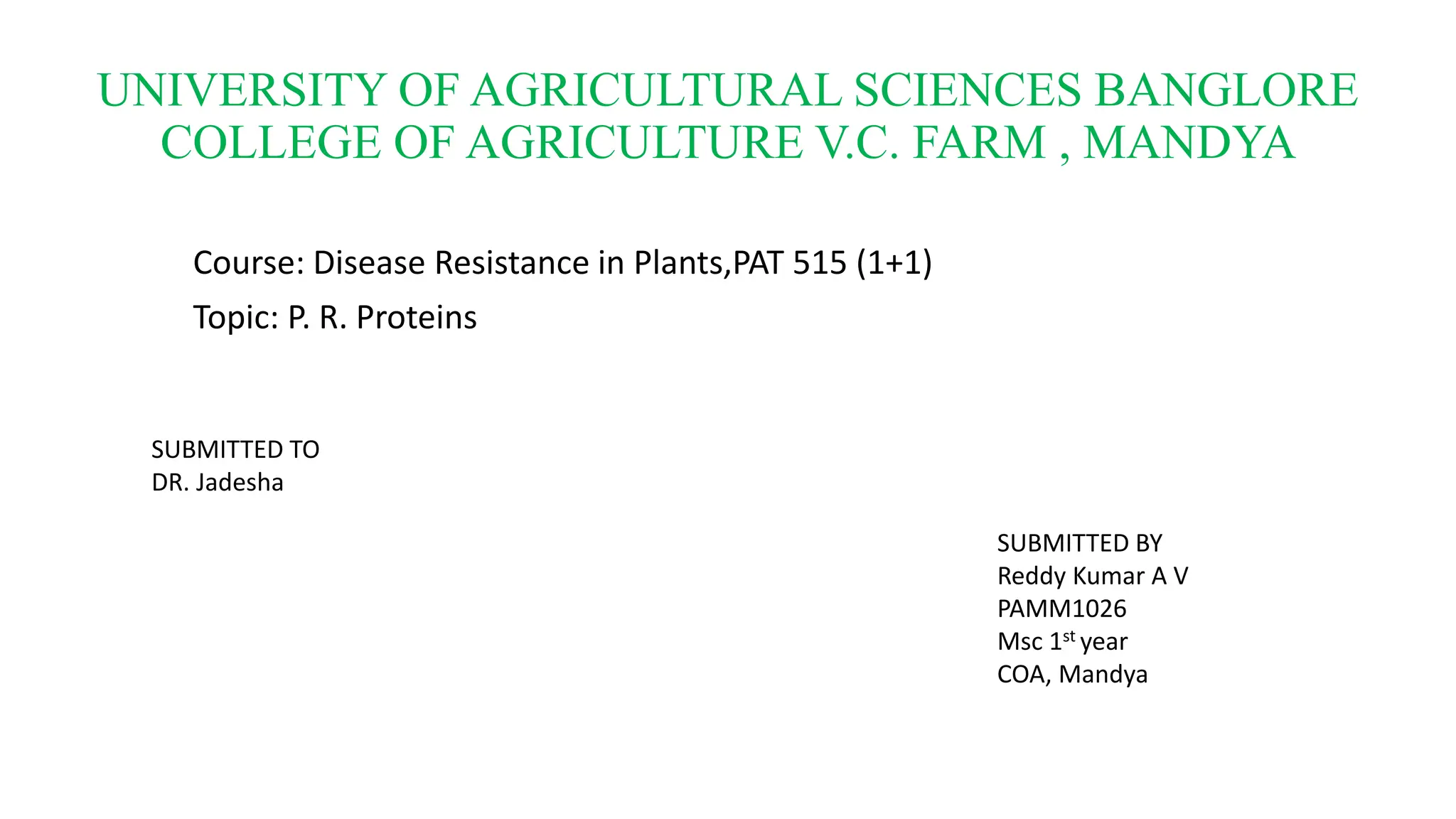 PR proteins in plant disease resistance.pptx